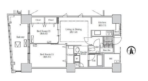 間取り | アクティ汐留 | 特設サイト